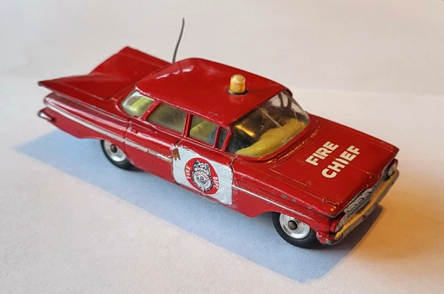 CORGI TOYS NO.439 Chevrolet Impala Fire Chief Car Only Very Good ...
