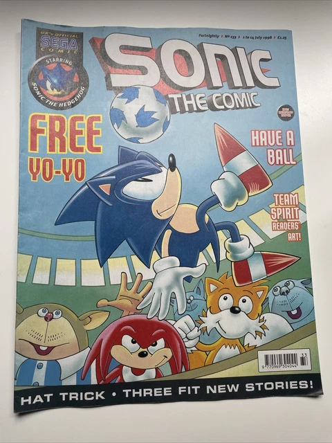 SONIC THE HEDGEHOG - Sonic The Comic UK - Sega / Fleetway Issue No. 133 ...