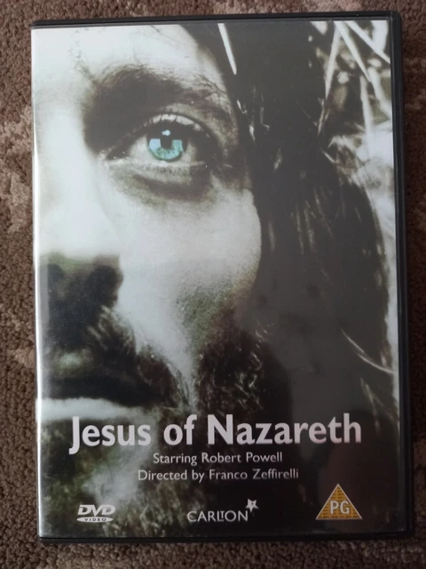 JESUS OF NAZARETH Robert Powell as Christ. 2 disc DVD New Testament ...
