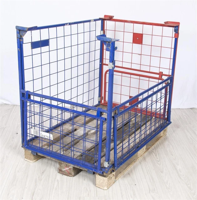 10X GITTERBOX GITTERKISTE Lagerbox Aufsatzrahmen Europaletten-Aufsatz ...