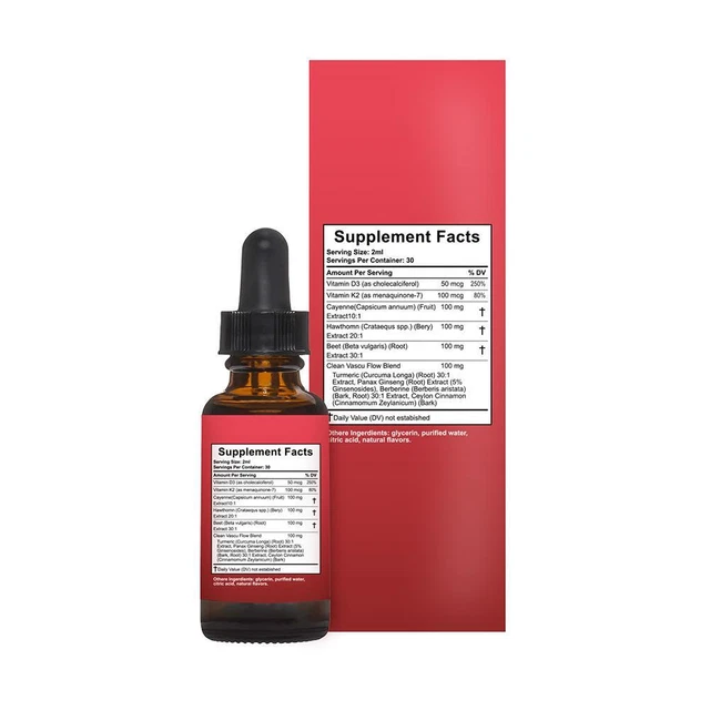 CAYENNE/ PEPPER HAWTHORN Beet Root Turmeric Vitamin K2+D3 Drops U K £7. ...