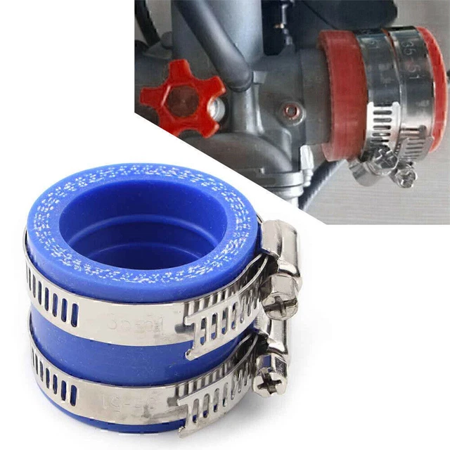 BLUE CARBURETOR RUBBER Adapter Intake Manifold For OKO PWK KEIHIN 28 ...