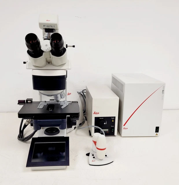 LEICA DM5500B FLUORESCENCE Motorised Microscope w/CTR6000 & EL6000 ...