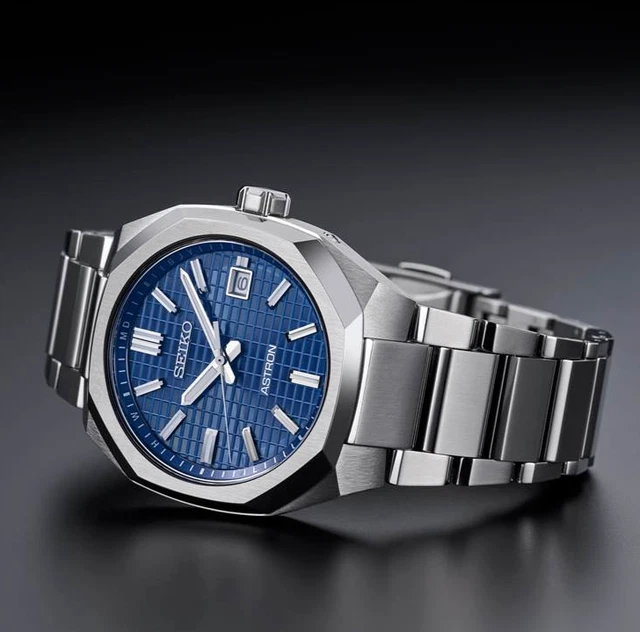 SEIKO ASTRON NEXTER SBXY061 DYNA Titanium Radio Solar Watch Blue Dial ...