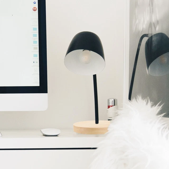 WOODEN TABLE LAMP Base Round Lamp Display Base Wood Display Pedestal ...