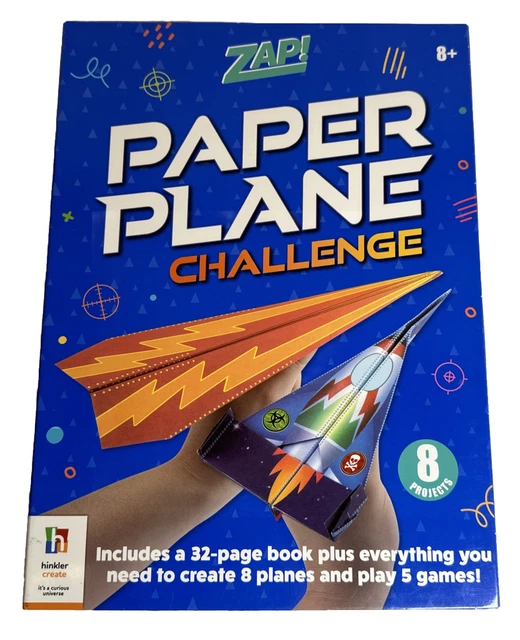 PAPER PLANE CHALLENGE Kit, incl Book, Templates, Runway, Targets ...