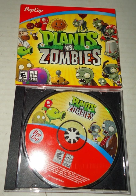PLANTS VS ZOMBIES Game of the Year Edition Win Mac CD-ROM Pop Cap Games ...