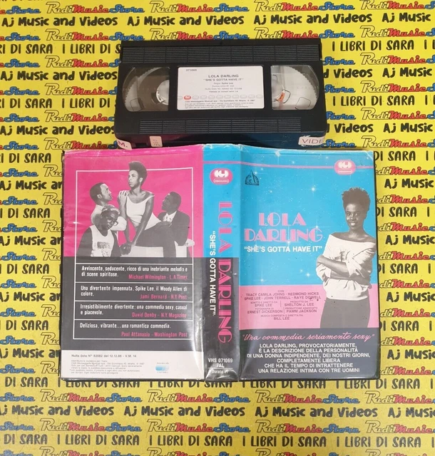VHS FILM LOLA DARLING SHE'S GOTTA HAVE IT 1987 tracy camila johns CGD ...
