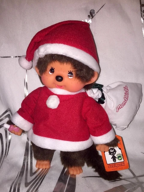 ORIGINAL SEKIGUCHI MONCHHICHI Nikolaus Figur Monchichi Santa Claus ...