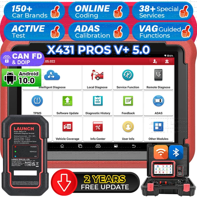2025 LAUNCH X431 PROS V5.0 PRO3S+ OBD2 Diagnosegerät ALL SYSTEM ECU Codierung EUR 749,00 ...