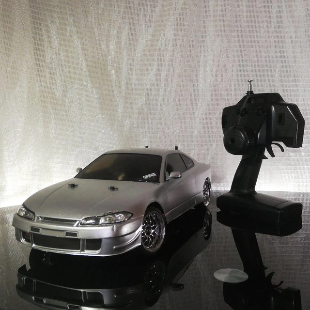 TAMIYA TT01 SILVIA S15 Drift RC Car LED 12 Lights Tested Chassis Ready ...