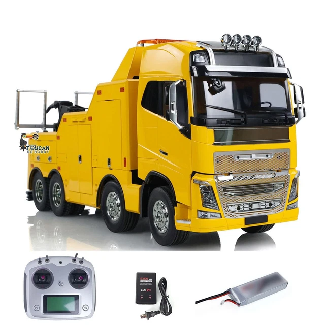 1/14 8X4 RC Wrecker Tow Truck 56362 Rescue Car FH16 Electric Recovery ...