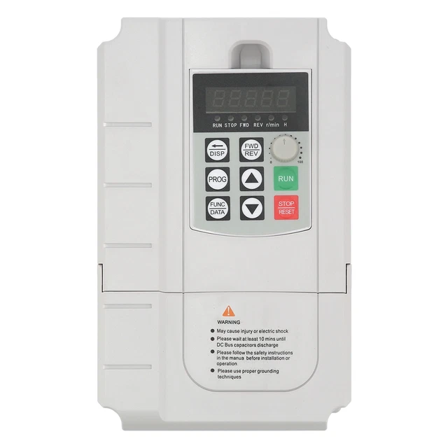 4KW(6HP) VARIABLE FREQUENCY Inverter 1-phase 220VAC Input 3phase 0 ...