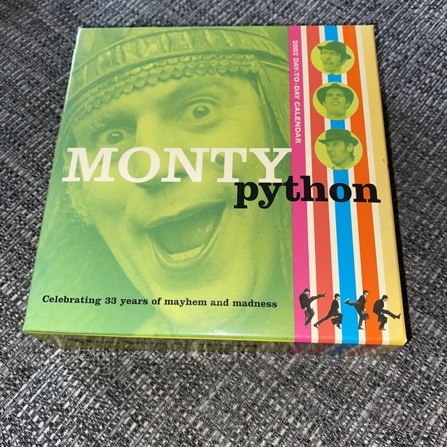 MONTY PYTHON 2002 Day-To-Day Calendar Rare / Boxed £31.91 - PicClick UK
