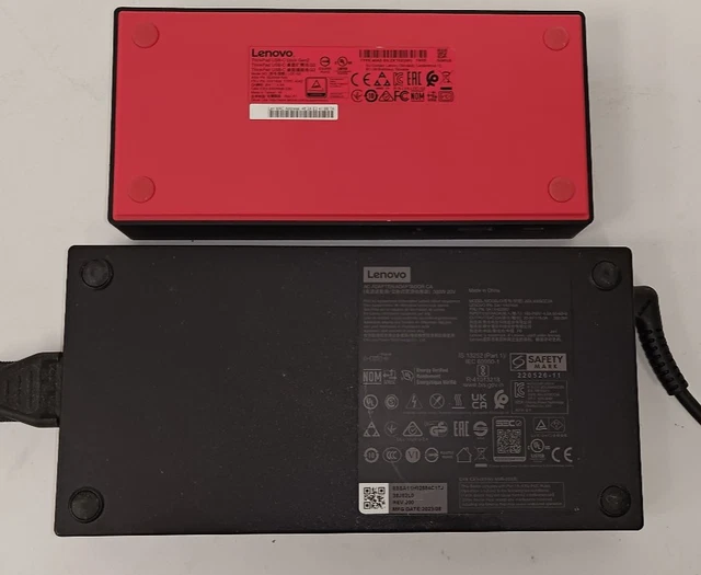 LENOVO THINKPAD USB-C Dock Gen2 LDC-G2 w/ Lenovo OEM 300W Power Supply ...