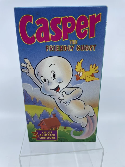CASPER THE FRIENDLY Ghost Cartoon (VHS, 1993) Includes 3 Casper ...
