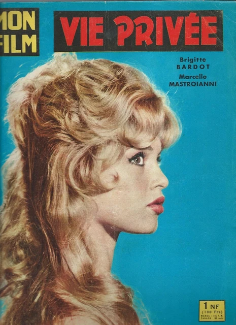BRIGITTE BARDOT.MON FILM . vie privée .année 1962 EUR 10,00 - PicClick FR