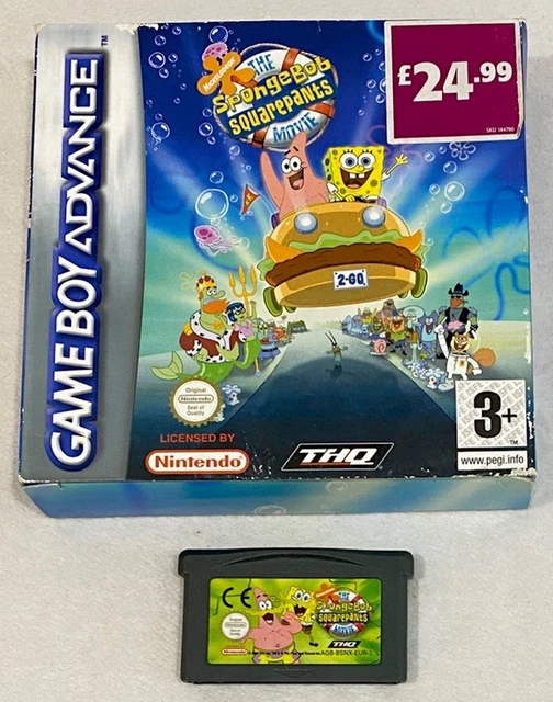 THE SPONGEBOB SQUAREPANTS Movie Game Boy Advance Game GBA 2004 BOXED £ ...