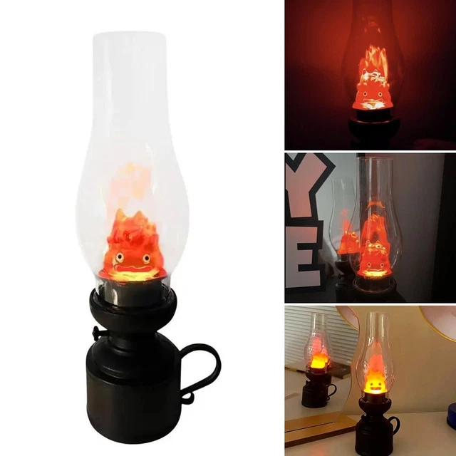 1/2X HOWL MOVING Castle Kerosene Lamp Casifer Night Light Candlestick ...