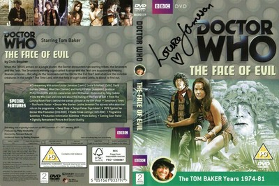 DOCTOR WHO: THE FACE OF EVIL DVD Cover Signed by Louise Jameson £25.00 ...