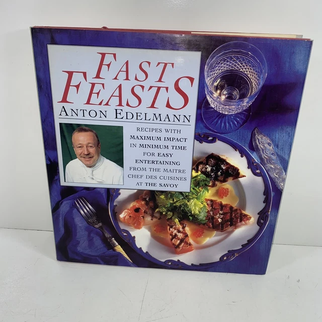 FAST FEASTS SIGNÉ par Anton Edelmann 1995 couverture rigide 1ère ...