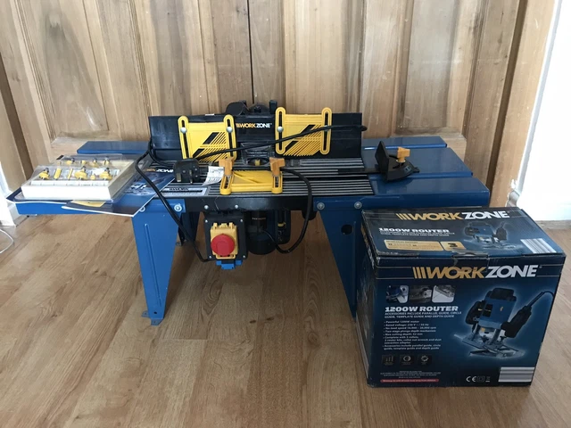 WORKZONE ROUTER TABLE With 1200w Router £81.75 - PicClick UK
