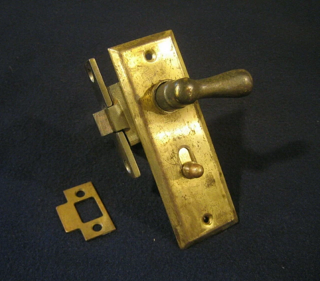 ANTIQUE VINTAGE FARMHOUSE Cottage Screen Door Latch Lock w/ Knob ...