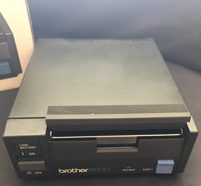 BROTHER FB100 / Tandy TPDD 3,5" Floppy Drive Serial Knitting Machine ...