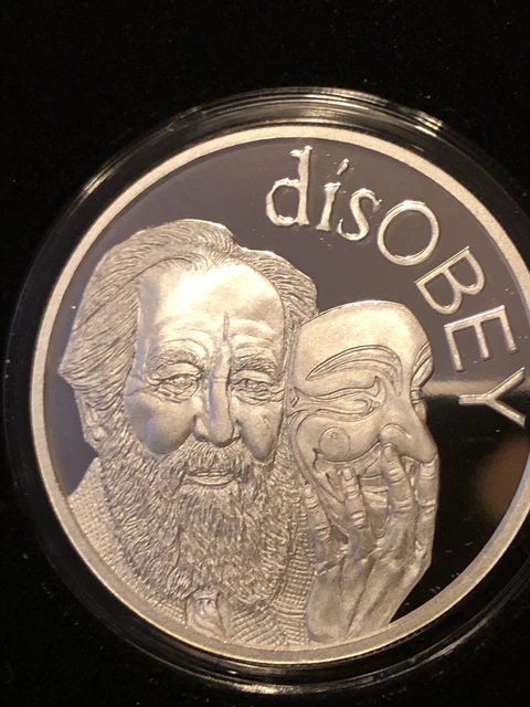 2017 SILVER SHIELD Solzhenitsyn 1 oz Silver Proof #3 in DisObey Series ...