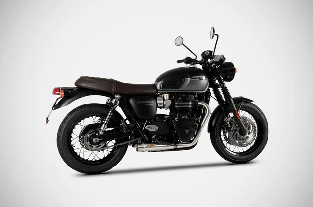 TRIUMPH BONNEVILLE T100 2021-2022 Zard Full Exhaust System 2>2 New £1,208.25 - PicClick UK