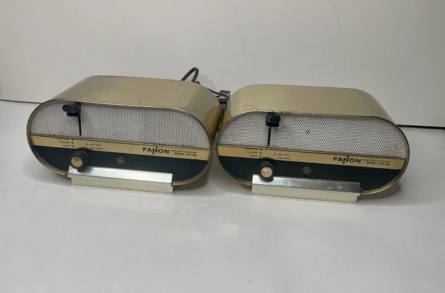 *FOR PARTS* FANON Model FW-508 Wireless Intercoms Set of 2 Vintage Gold ...