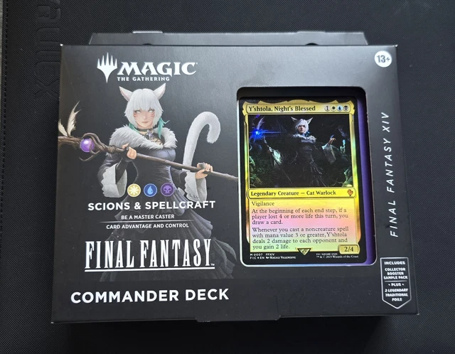 MTG FINAL FANTASY Commander Scions and Spellcraft NEW + SAMPLE ...