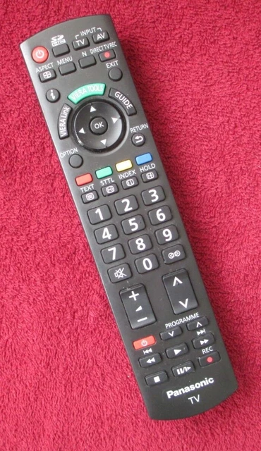 GENUINE ORIGINAL PANASONIC N2QAYB000328 TV Remote Control Tested and ...
