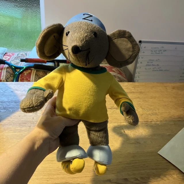 RASTAMOUSE CBEEBIES ZOOMER rasta mouse soft toy plush rollerblades £10. ...