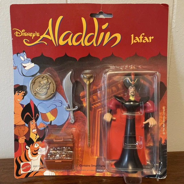 DISNEY'S ALADDIN JAFAR Action Figure 1992 Mattel Vintage Still Sealed £ ...