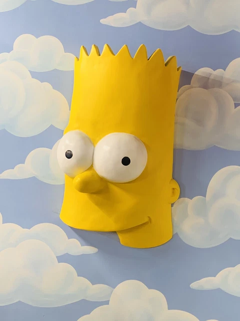 HUGE BART SIMPSON Modern Art 3D Sculpture Display Piece Original 90s ...