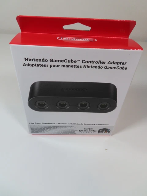 NEW OFFICIAL NINTENDO GameCube Controller Adapter Switch WiiU Super ...