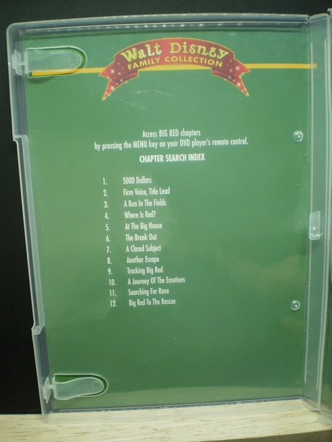 BIG RED DVD (1962 Film/Walt Disney Family Collection/Walter Pidgeon ...