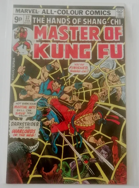 MASTER OF KUNG Fu #37 - Février 1976 - Shang-Chi - Marvel Comics High ...