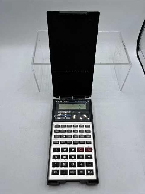 VINTAGE CASIO FX-85V SUPER-FX Solar Powered Scientific Calculator with ...