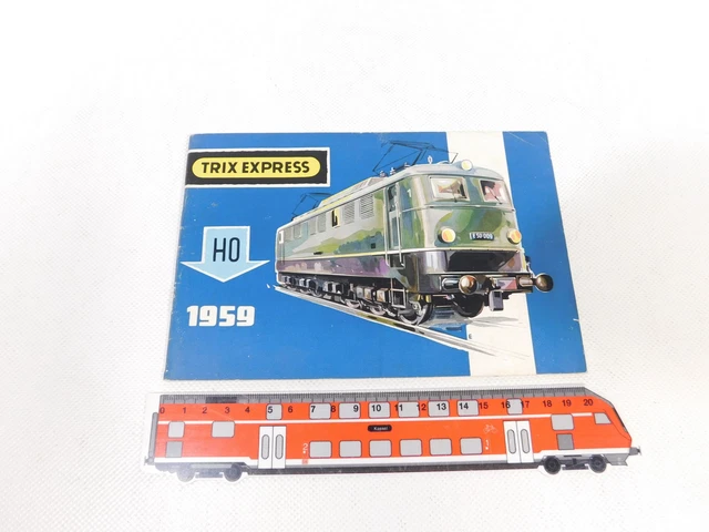 DM810-0,5 # TRIX Express H0 Catalogo 1959 59 Locomotiva a Vapore ecc ...