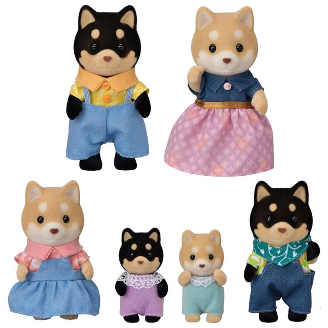 SYLVANIAN FAMILIES SHIBA Inu Family Calico Critters Japan EPOCH Store ...