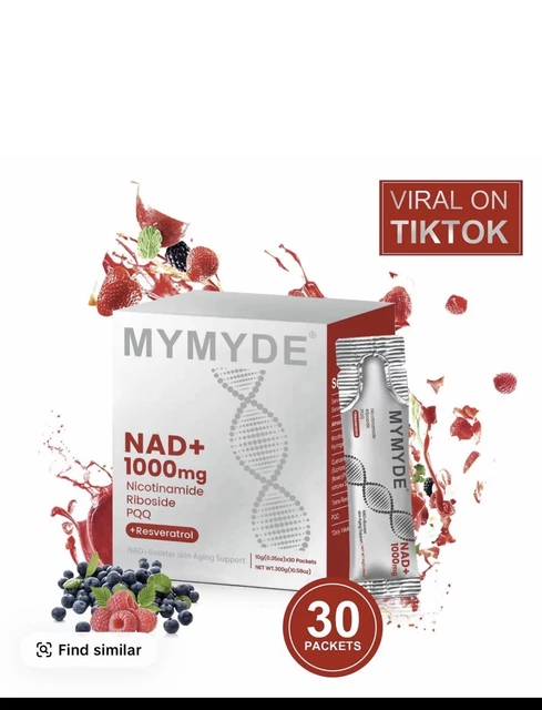 MYMYDE-NAD BERRY FLAVORED Complex Collagen peptides, 5x Power Beauty ...