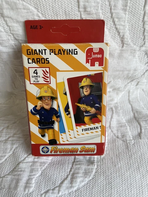 JUMBO FIREMAN SAM Giant Playing Cards (Instructions in English) for ...