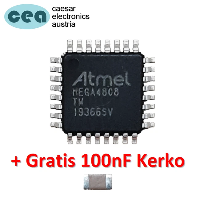 ATMEGA4808-AUR ATMEGA 48KB 20MHz TQFP-32 85°C [1~100 Stück/piece] EUR 5,02 - PicClick DE