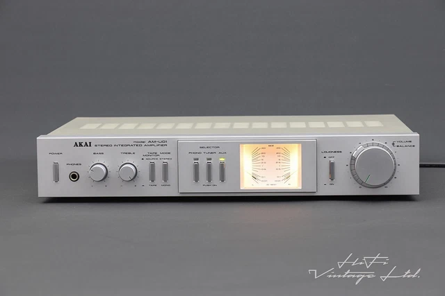 AKAI AM-U01 STEREO Integrated Amplifier Silver 220V HiFi Vintage £129. ...