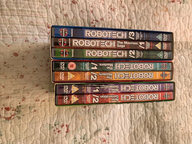 ROBOTECH BOX SETS ~ The Macross saga ~ New Generation ~ The Masters ...