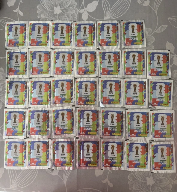 X34 SEALED PANINI FIFA world Cup 2026 Sticker Packs £47.50 - PicClick UK