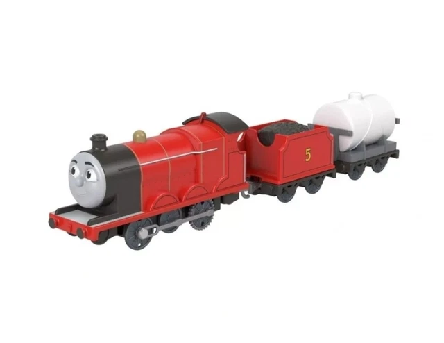 THOMAS & FRIENDS Trackmaster Motorized Classic James Engine & Tender ...