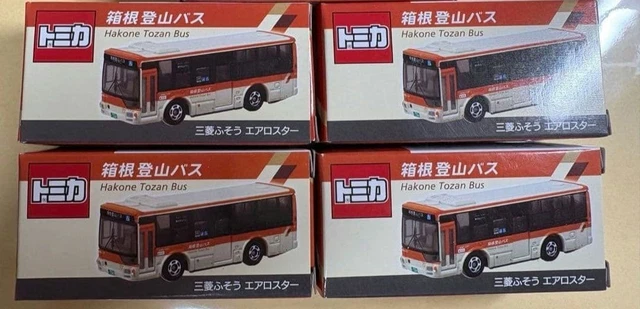 [, NEW] HAKONE Tozan Bus Mitsubishi Fuso Aero Star Tomica 4-piece Set ...